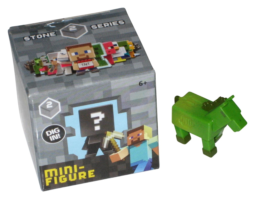 Minecraft End Stone Series 2 (2014) Mattel Green Undead Horse 1-Inch ...