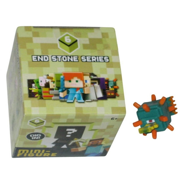Minecraft End Stone Series 6 (2014) Mattel Laser-Firing Guardian 1-Inch ...