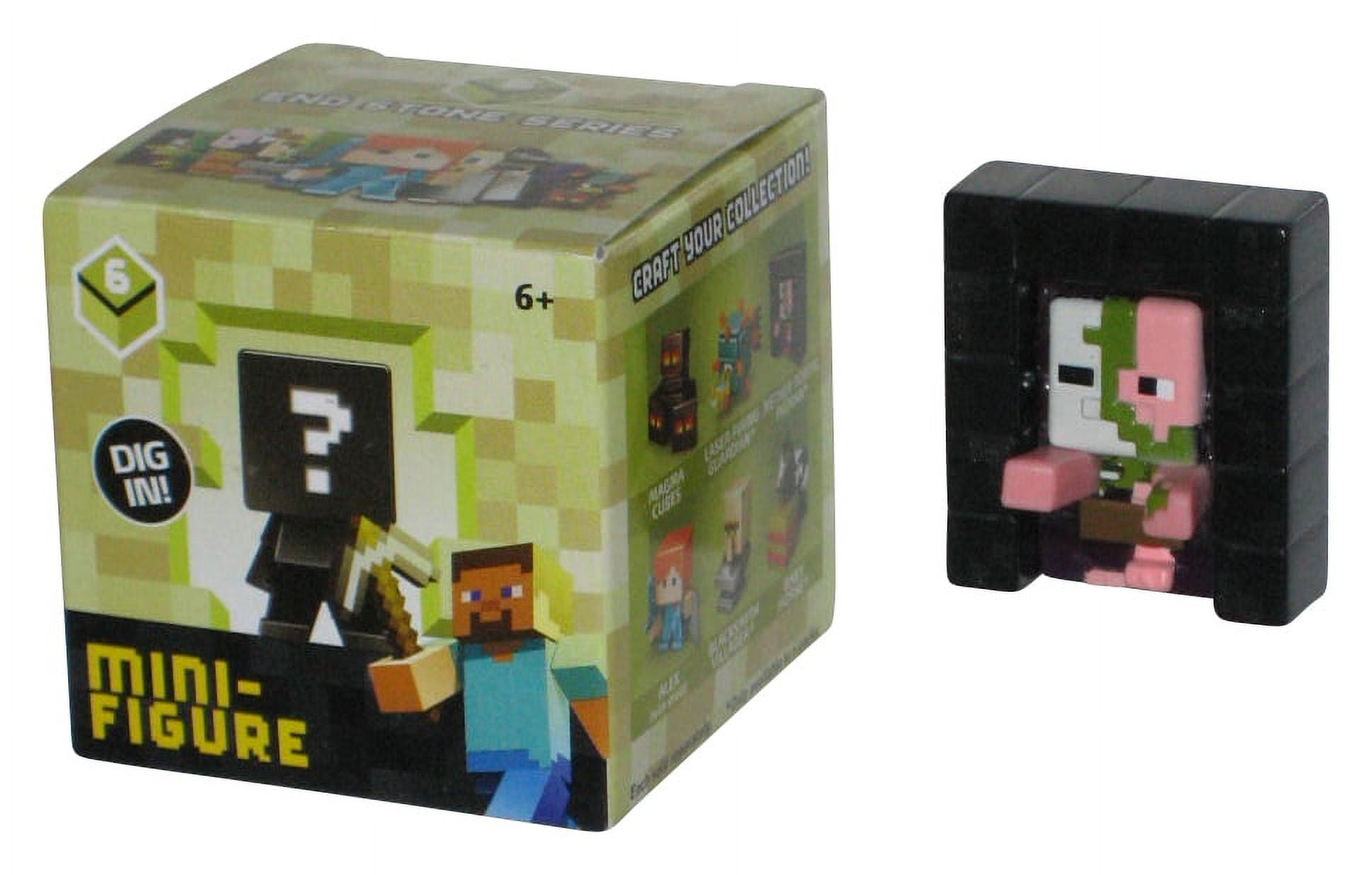 Minecraft End Stone Series 6 (2014) Mattel Nether Portal Pigman 1-Inch ...