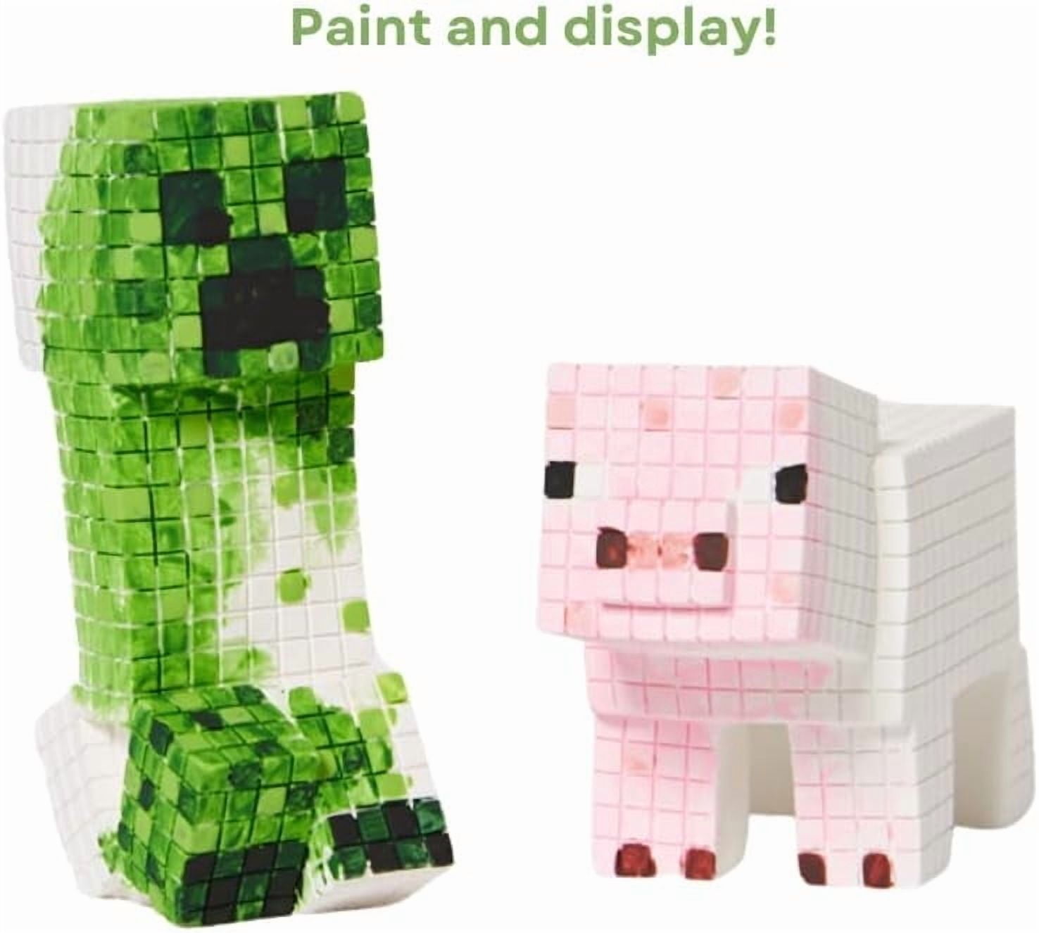 Innovative Designs Minecraft Figurines Paint Kit DIY Arts and Crafts ...