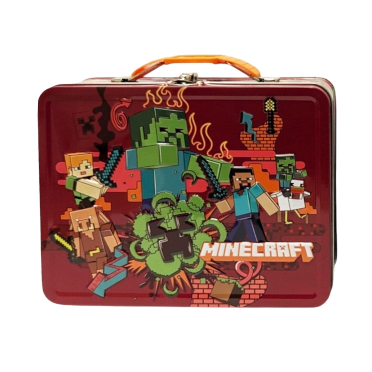 Minecraft Firefight Carry All Lunch Box - Walmart.com