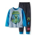 Minecraft Fleece 2 Piece Pajama Sleep Set (Little Boy & Big Boy ...