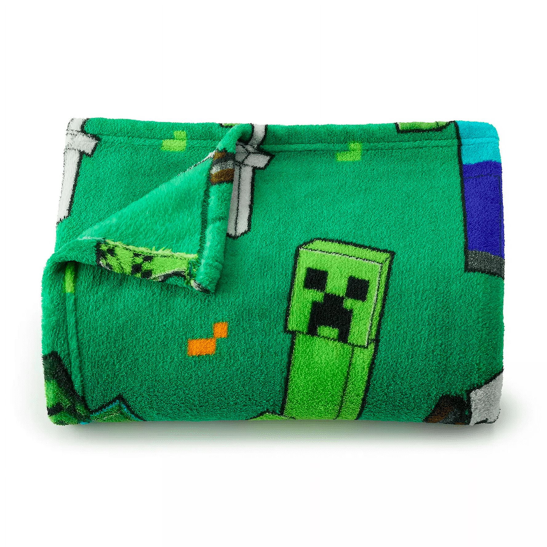 Minecraft Floating Mobs 46" x 60" Throw Blanket - Walmart.com