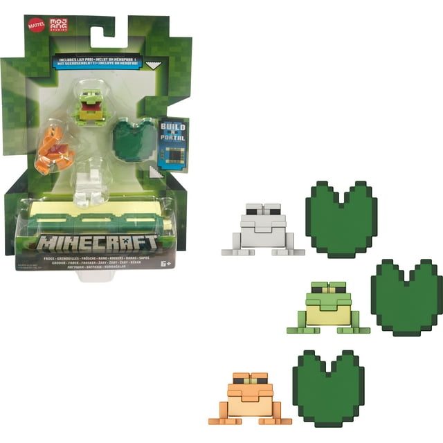 Minecraft 3.25-in Scale Frogs Action Figures & Accessory Set with ...
