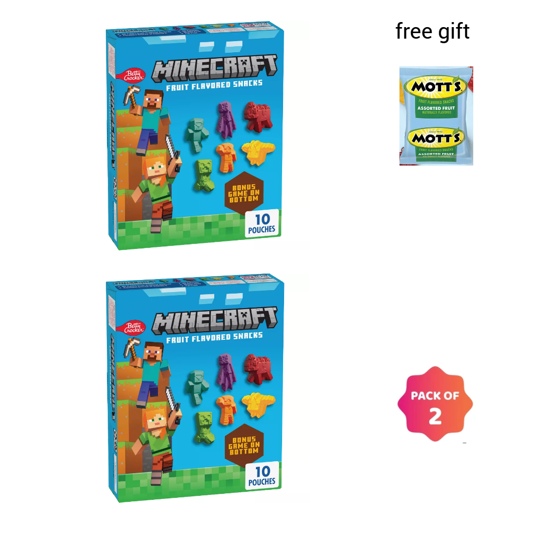 Minecraft Fruit Shapes - 8oz/10ct PACK OF 2 - Walmart.com
