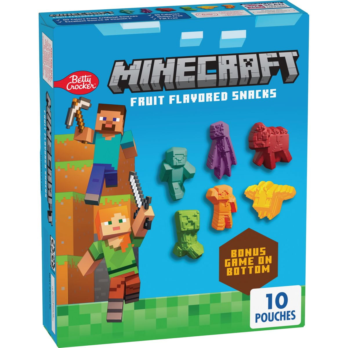 Minecraft Fruit Shapes - 8oz/10ct - Walmart.com
