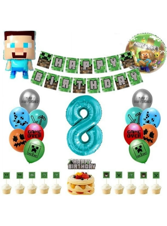 Minecraft Balloons in Minecraft Party Supplies - Walmart.com