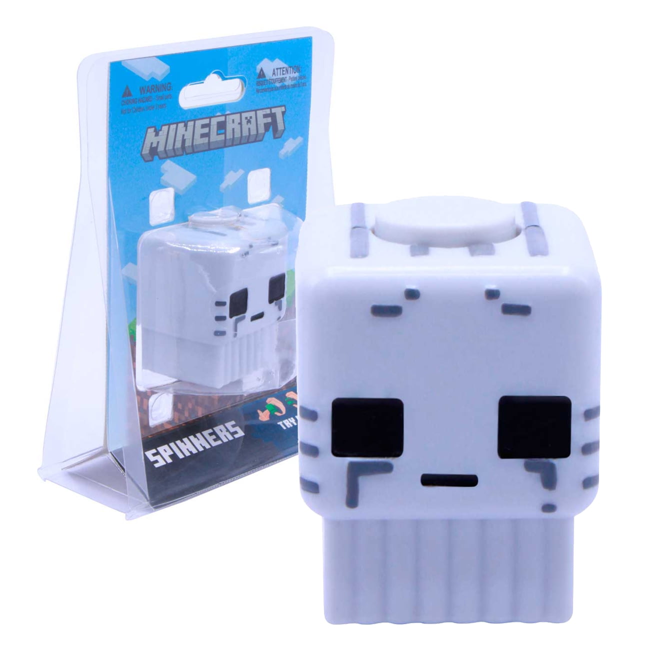 Minecraft Ghast Spinner Action Figure, 3 inch Fidget Toy, Stress ...