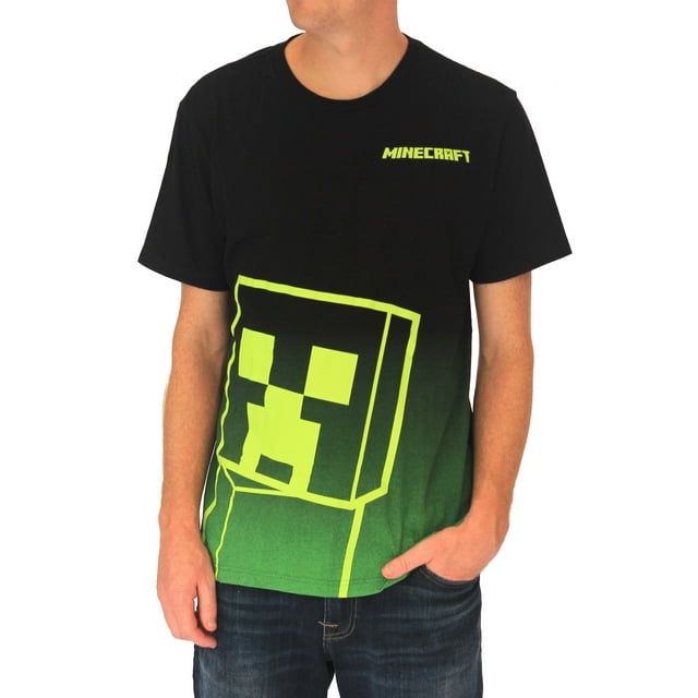 Minecraft Giant Creeper Tee Graphic T-Shirt for Men Tshirt - Walmart.com