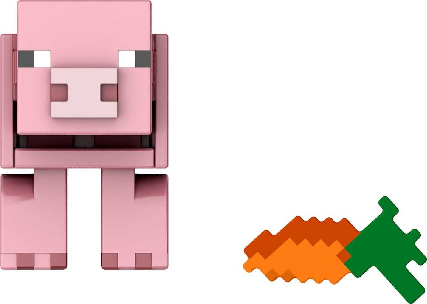 Minecraft Goat Spawn Egg Action Figure & Accessory with Portal Piece, 3 ...