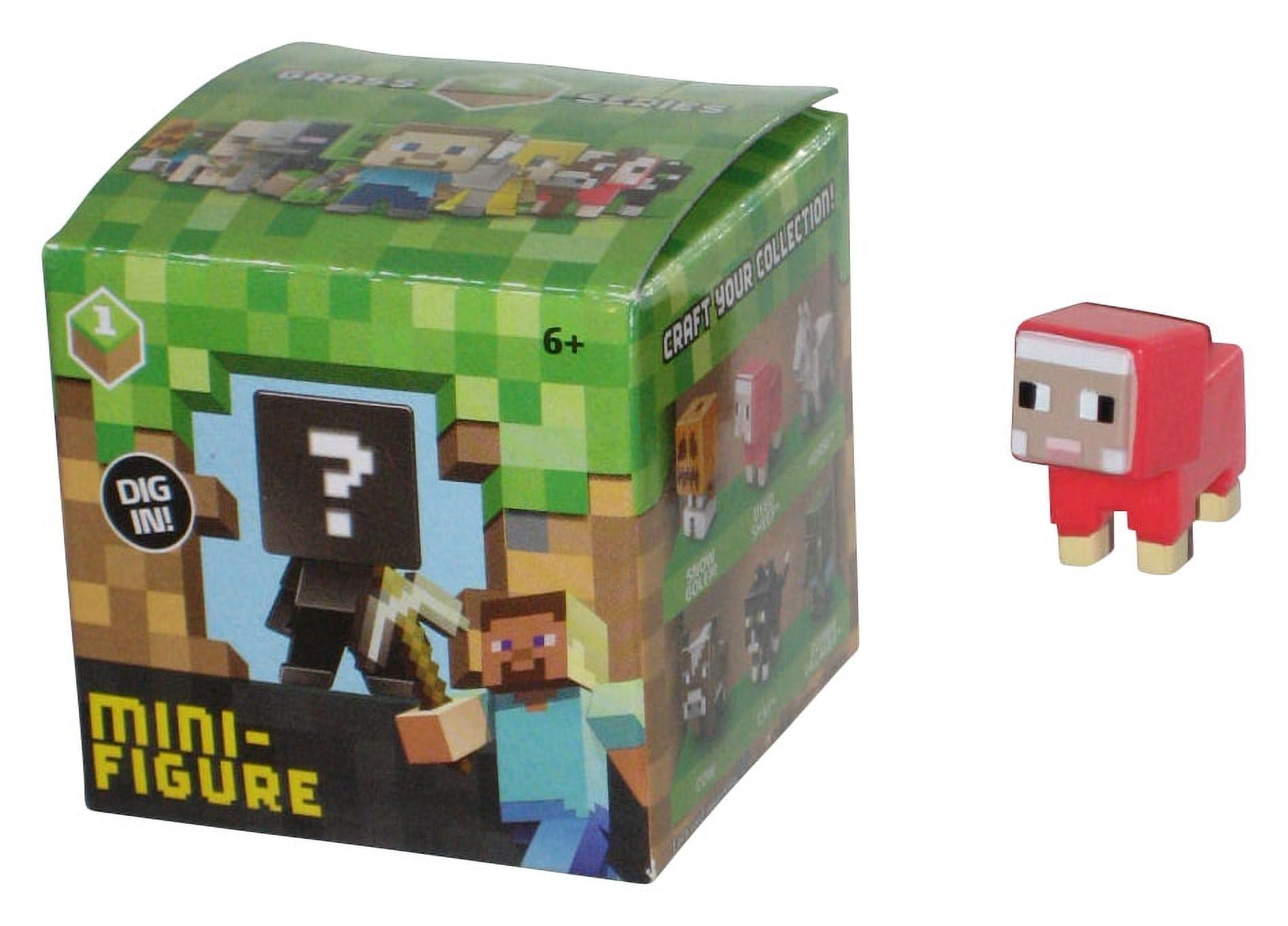 Minecraft Grass Series 1 Dyed Sheep (2014) Mattel 1-Inch Mini Figure ...