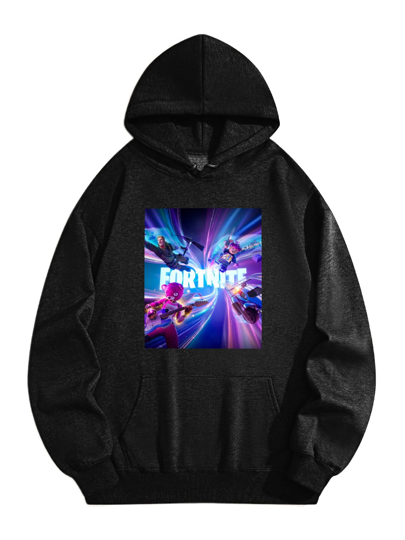 Minecraft Hoodie Boys Kids Gamer Black Creeper Inside Hooded Jumper ...
