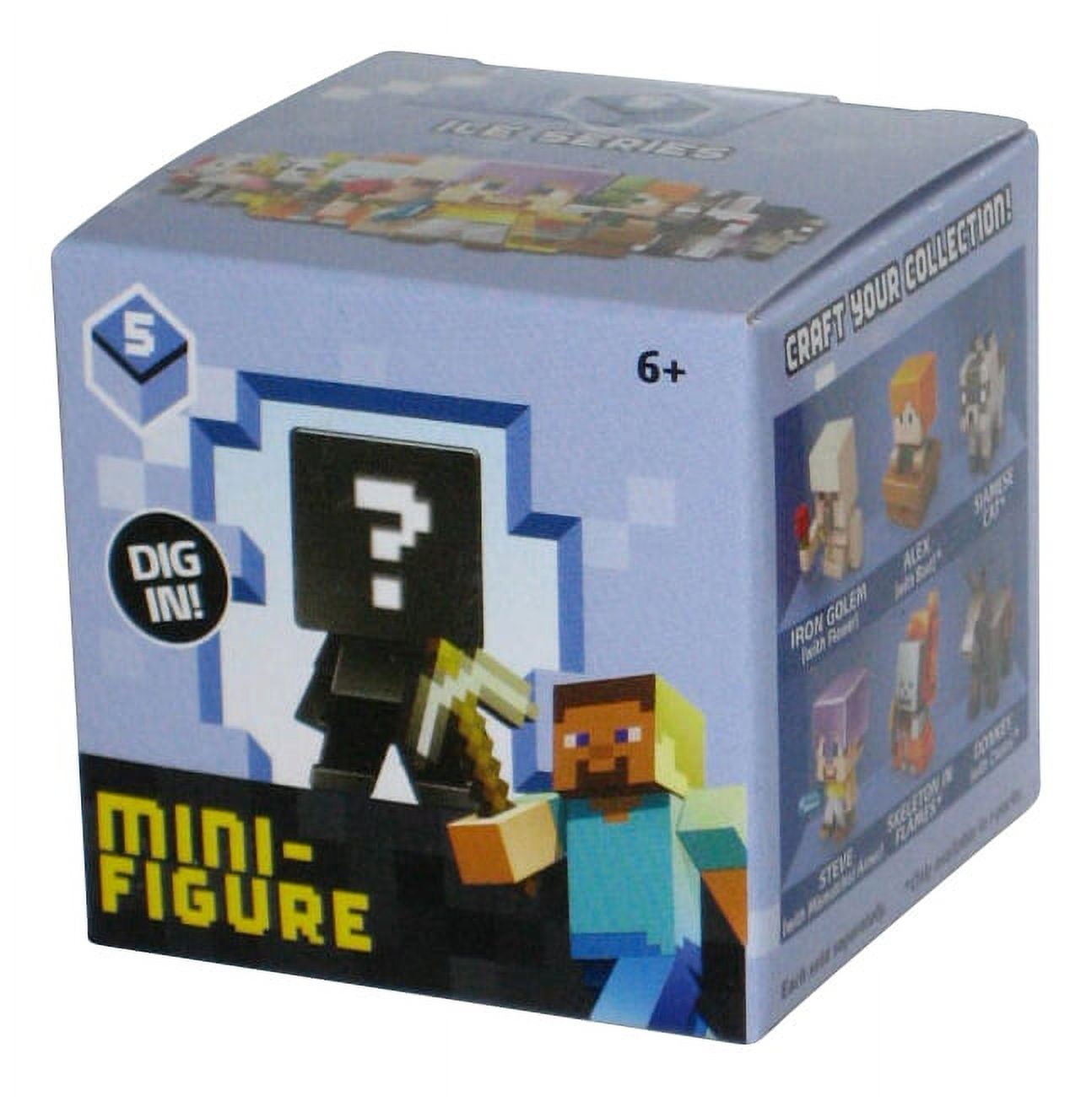 Minecraft Ice Series 5 Skeleton In Flames (2015) Mattel 1-Inch Mini ...
