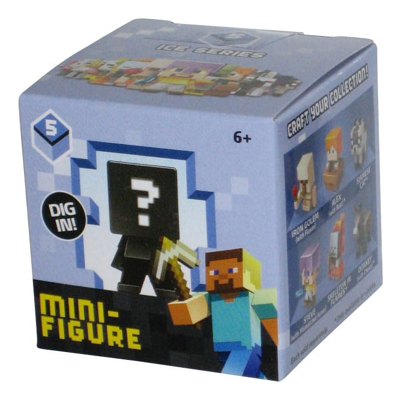 Minecraft Ice Series 5 Steve with Mismatched Armor (2015) Mattel 1-Inch ...
