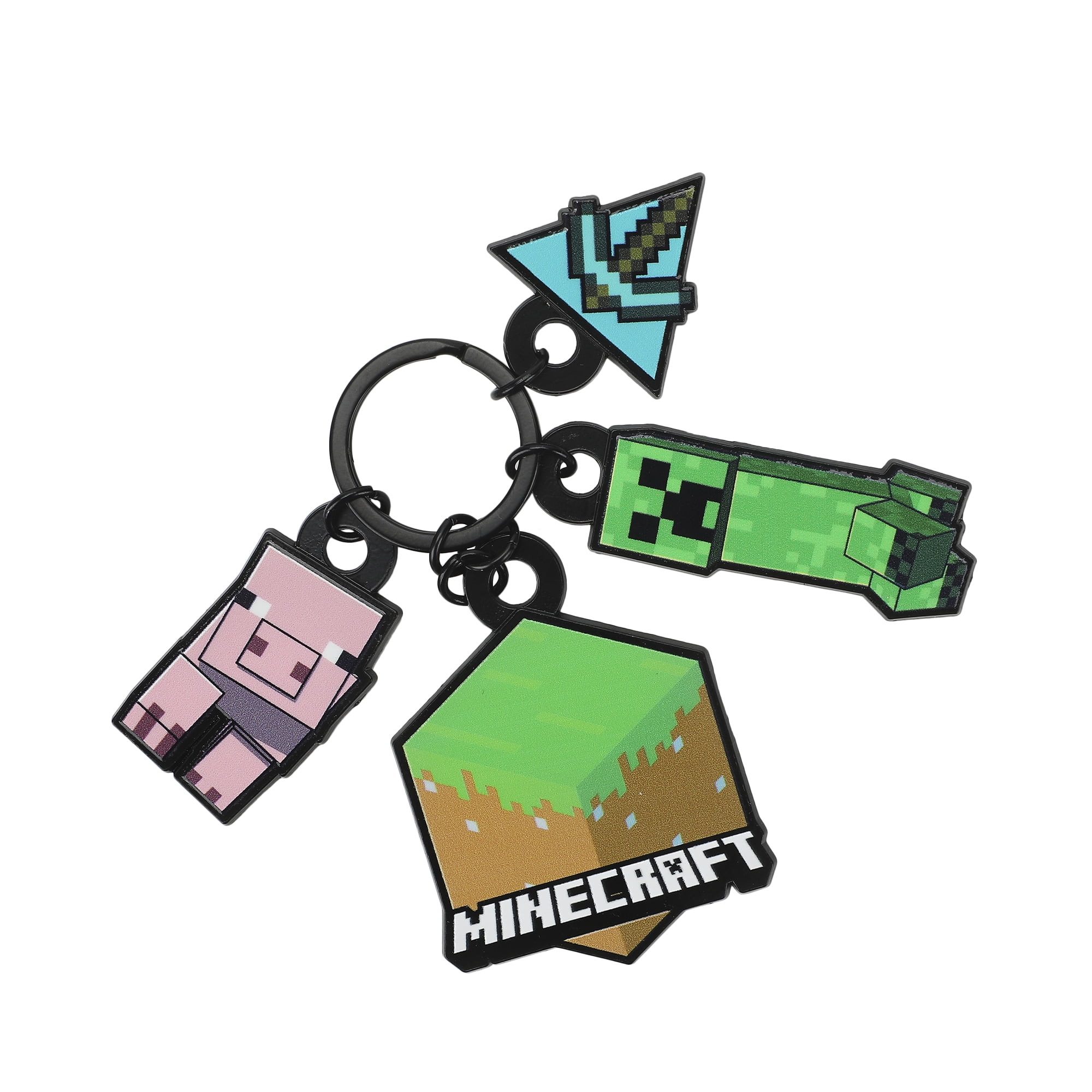 Minecraft Icons Multi-Charm Keychain - Walmart.com