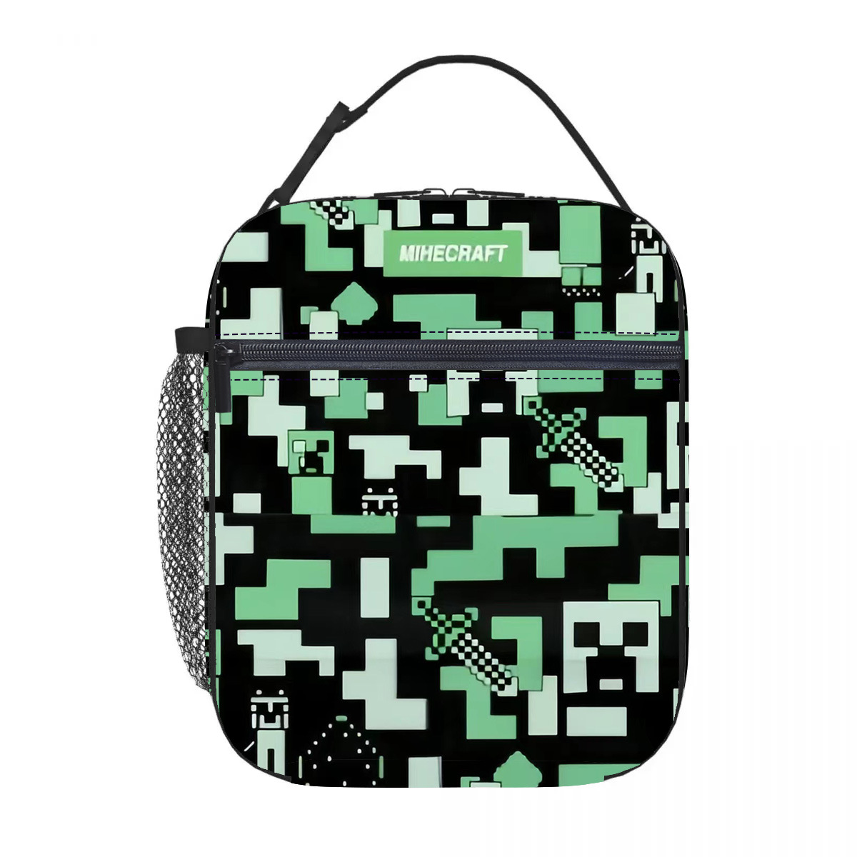 Minecraft Insulated Lunch Bag Lunchbox for Supplies Food Carrier Snacks ...