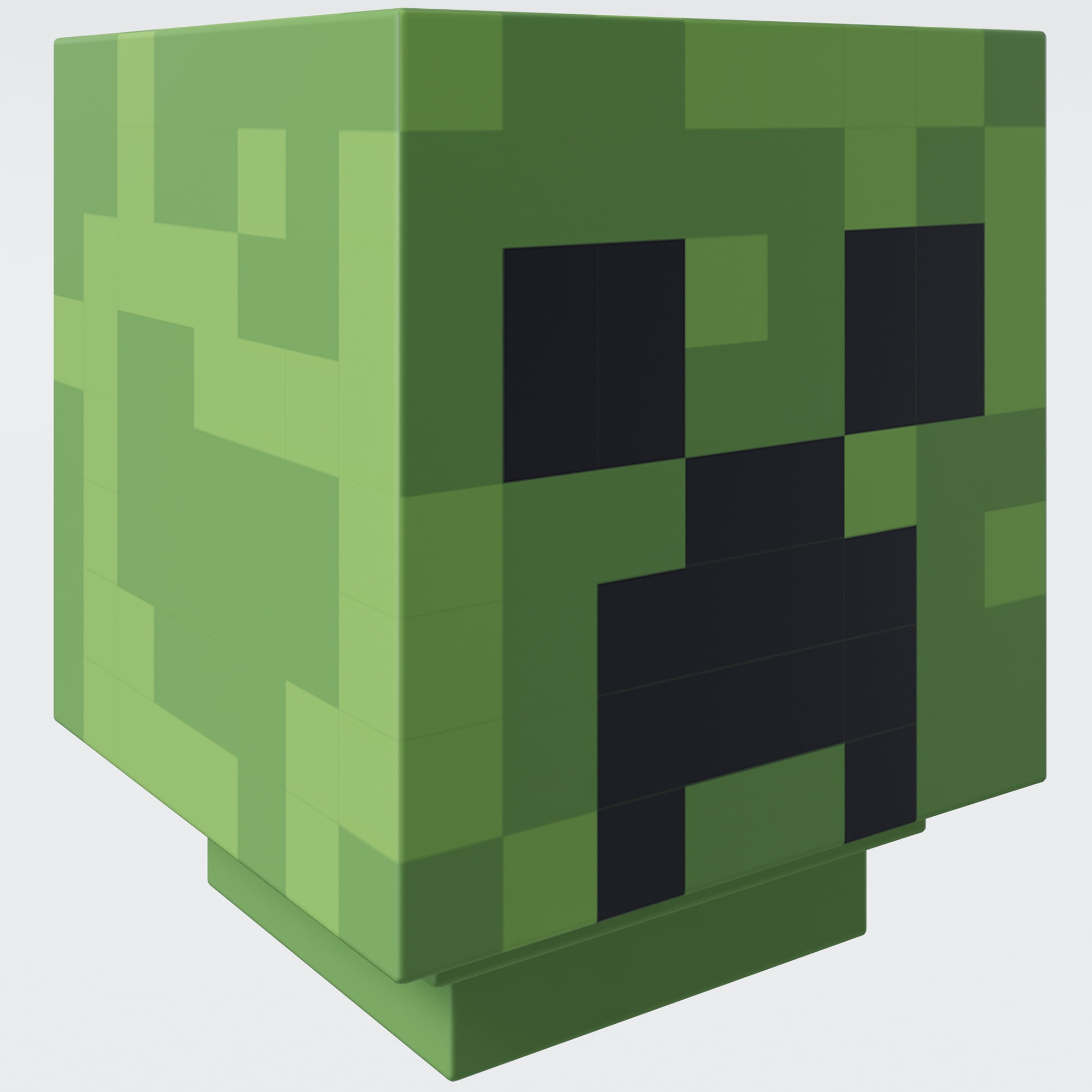 Minecraft: LED Night Lamp - Creeper - 4" Green Pixel Cube Night Light ...