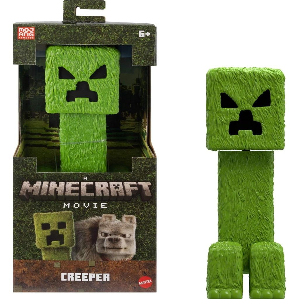 Minecraft Large Scale Action Figure 12 Inch Posable Creeper Toy ...