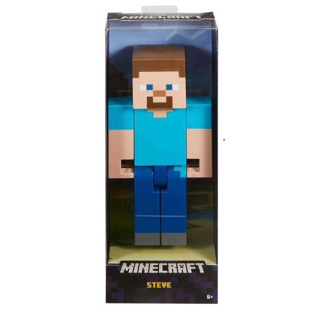 Minecraft Large-Scale Steve 8.5-inch Pixelated Figure - Walmart.com