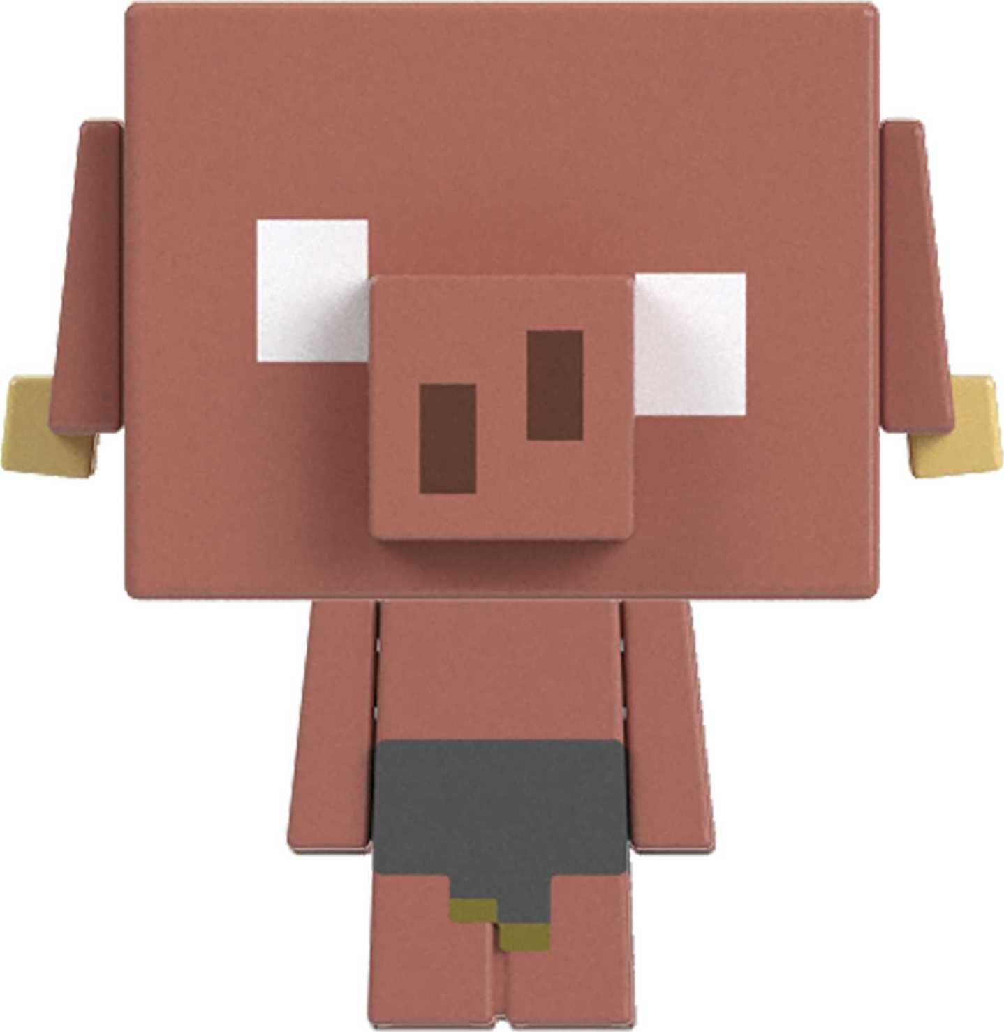 Minecraft Legends Grunt Mini Action Figure Mob Head Minis