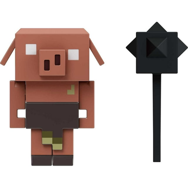 Minecraft Legends Piglin Runt Action Figure, Attack Action and ...