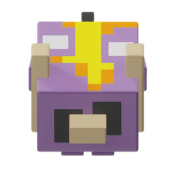 Minecraft Legends War Boar Mini Action Figure Mob Head Minis Toy With Pixelated Design