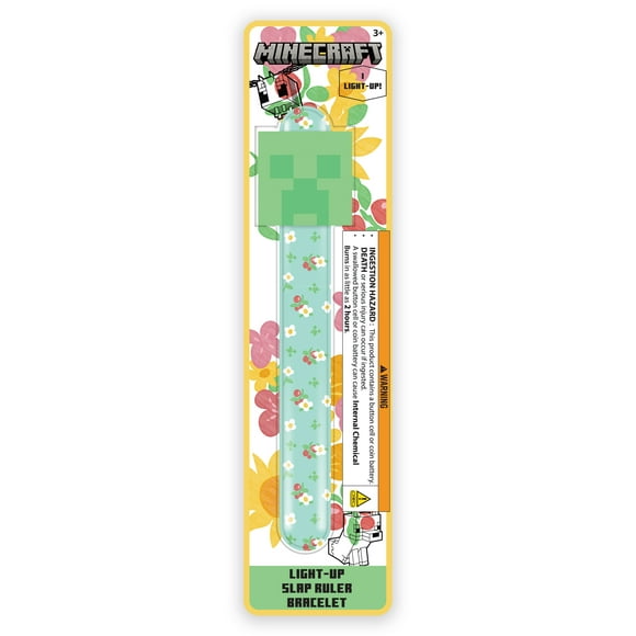 Minecraft Light Up Slap Bracelet Ruler