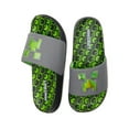 Minecraft Little & Big Boys Slide Sandals, Sizes 11/12-6 - Walmart.com