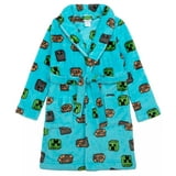 Minecraft Little Boys & Big Boys Knee Length Long Sleeve Bath Robe ...
