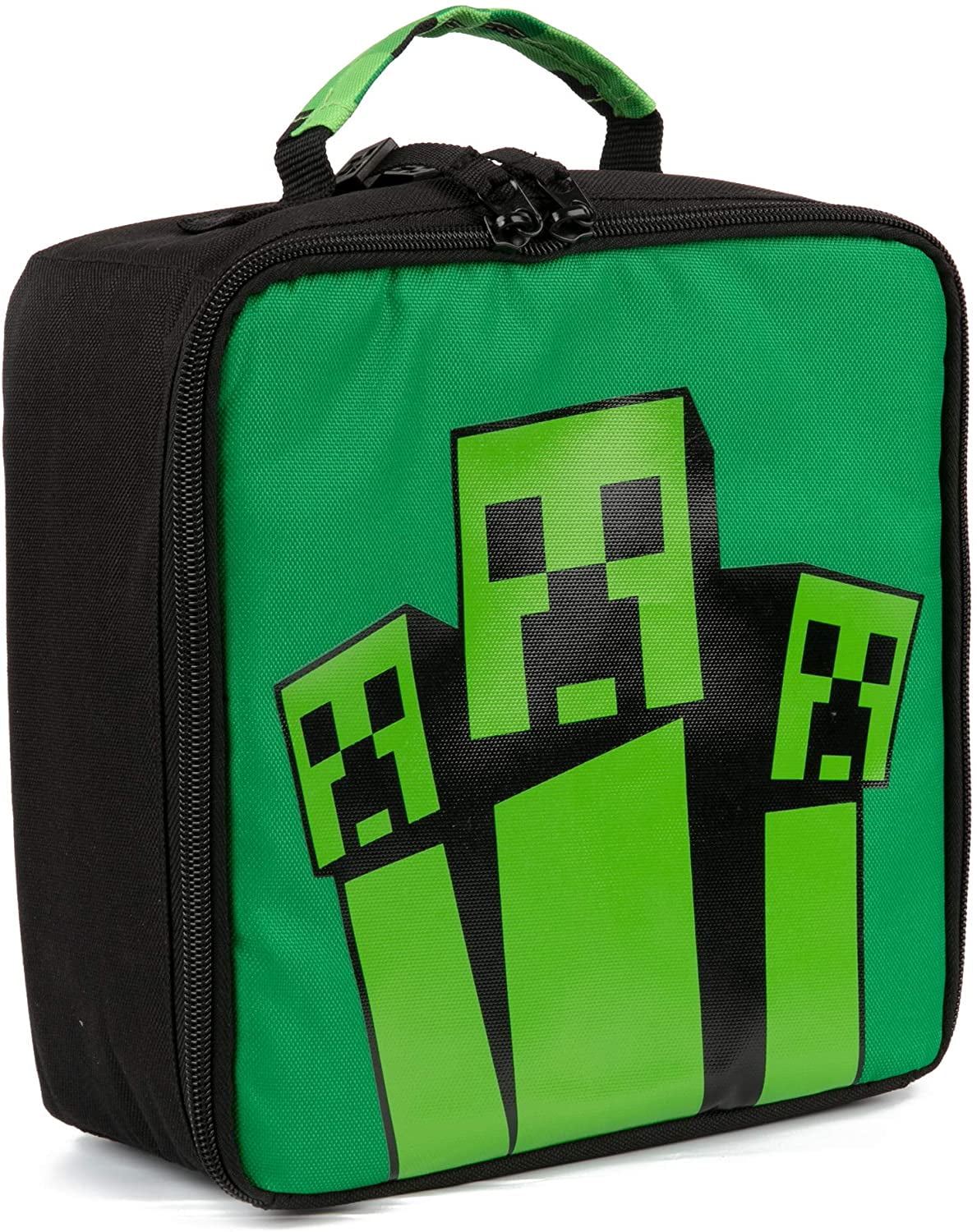 Minecraft Lunch Box Bag Green Creeper Fatigue - Walmart.com