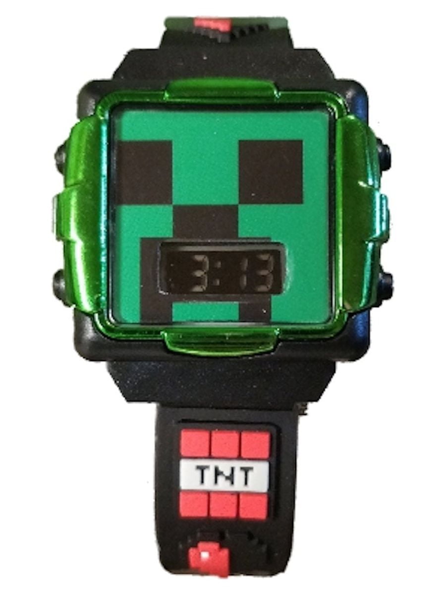 MINECRAFT LCD TNT CREEPER WATCH - Walmart.com
