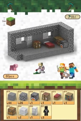 Minecraft Magnetic Building Blocks, Stone Hut 80pcs - Walmart.com
