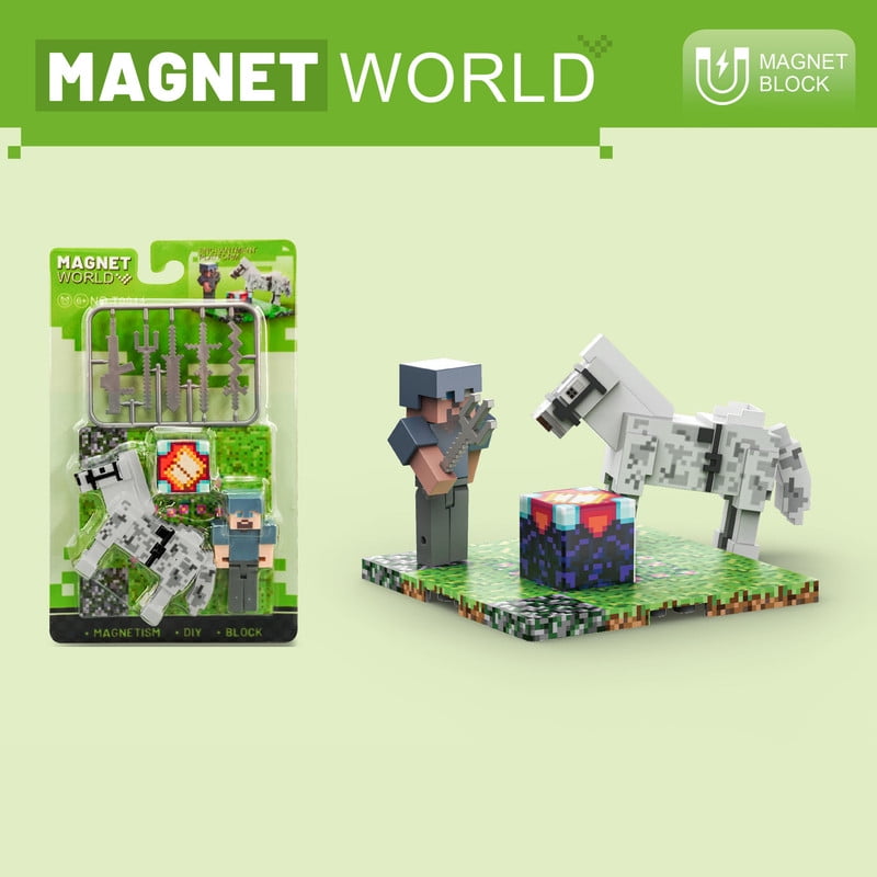 Minecraft Magnetic Building Blocks Themed Sets Enchanting Table ...