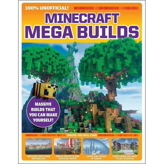 Minecraft Mega Builds: An Afk Book, (Paperback) - Walmart.com