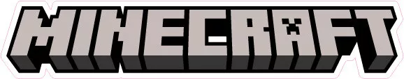 Minecraft Mine Craft Logo Text Name Sticker Window Decal Phone Decal ...
