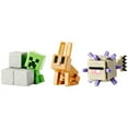 Minecraft Mini Figure 3pk Sneaky Creeper, Rabbit & Elder Guardian ...