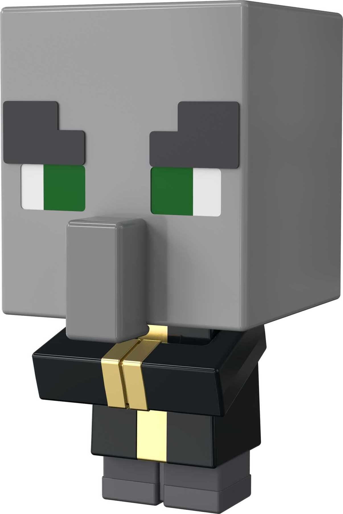 Minecraft Mob Head Minis Action Figures, Video Game Character Figure ...