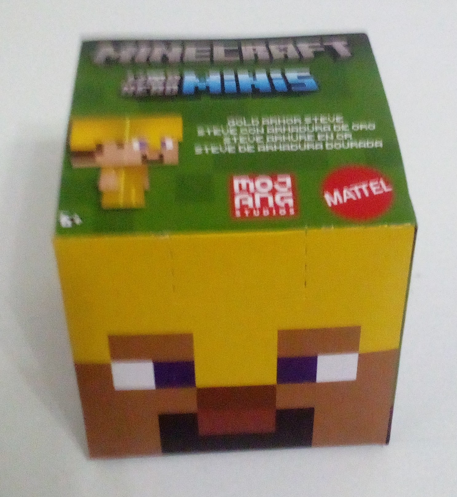 Minecraft Gold Armor Steve Overworld Mob Head Mini Action Figure ...