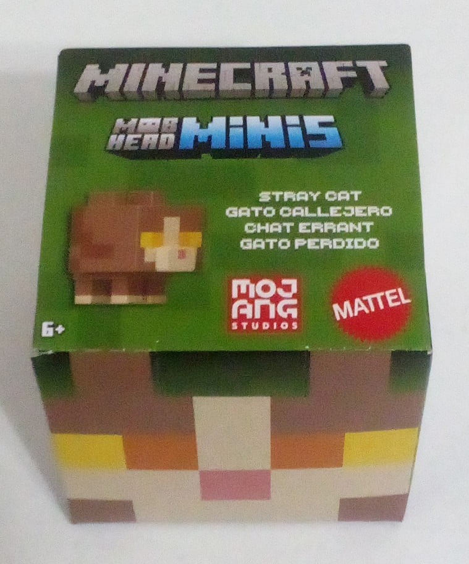 Minecraft Tabby Stray Cat Overworld Mob Head Mini Action Figure ...