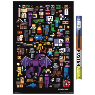 Trends International Minecraft Periodic Table Wall Poster 22.375" x 34 ...