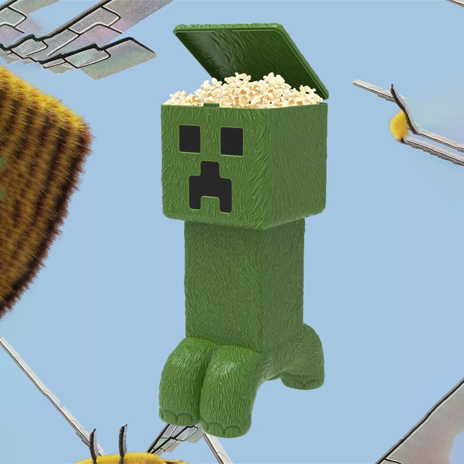 Minecraft Movie Creeper Popcorn Bucket Container 2025 Brand New Ships ...