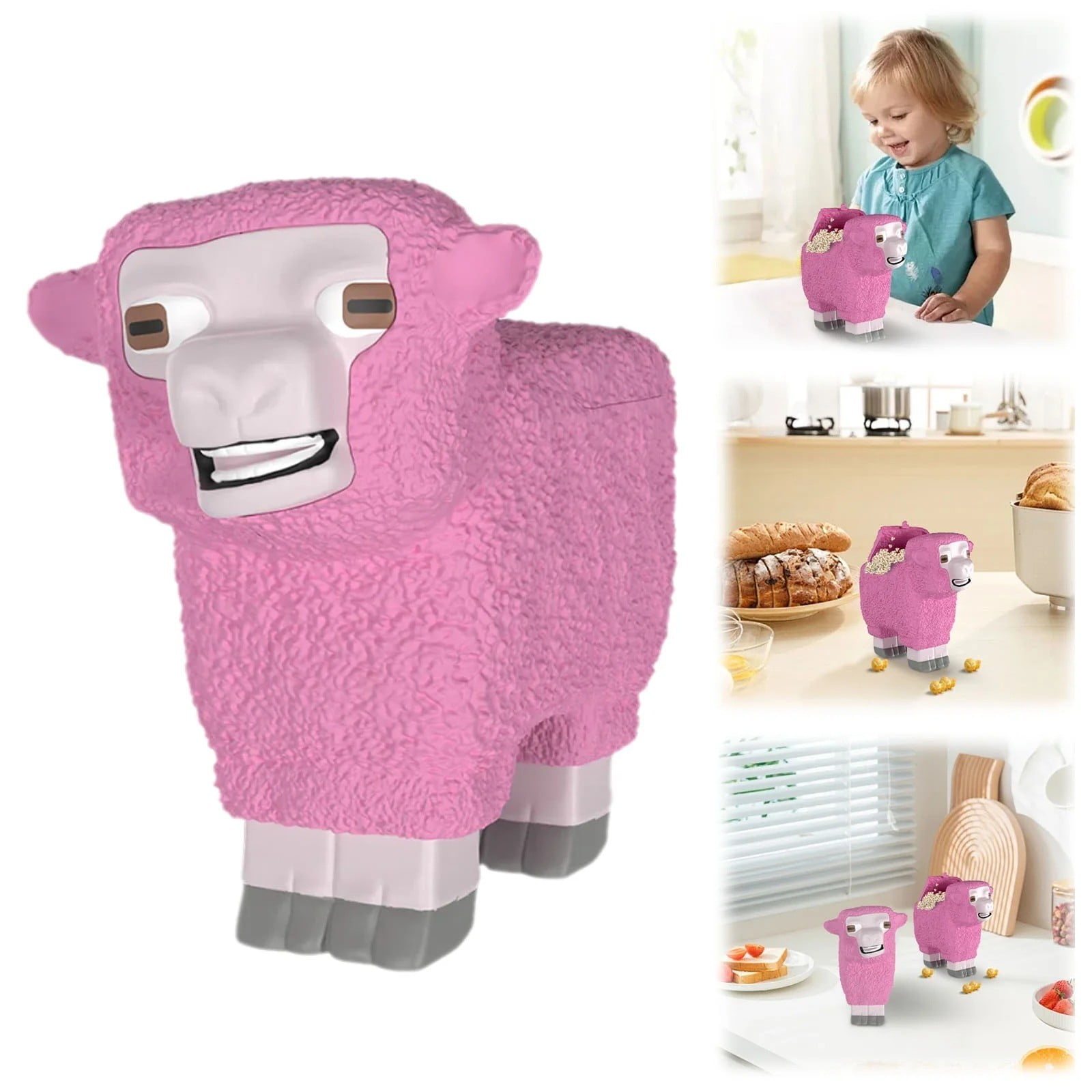 Minecraft Movie Pink Sheep Popcorn Bucket – Regal Cinema Exclusive ...