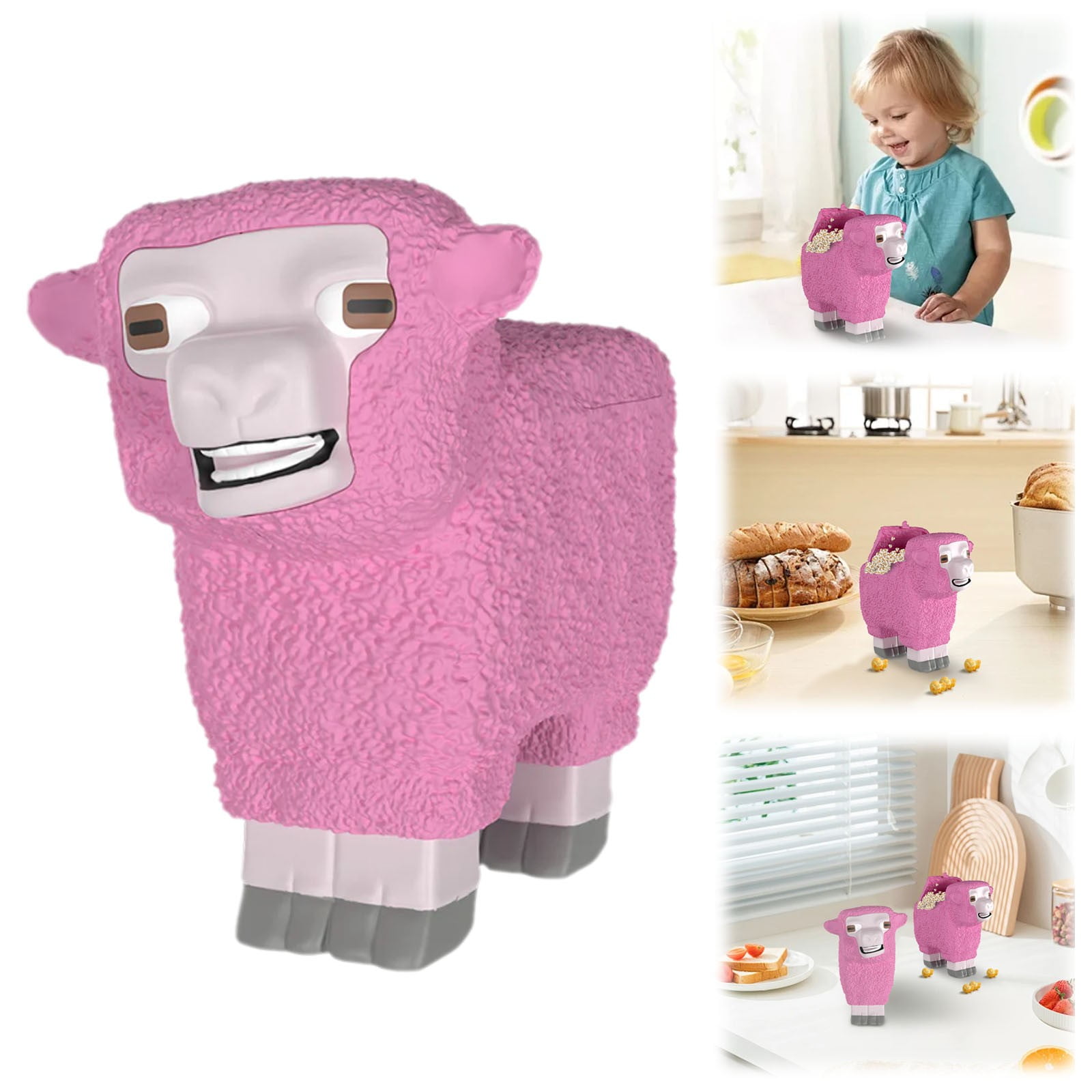 Minecraft Movie Pink Sheep Popcorn Bucket – Regal Exclusive Collectible ...
