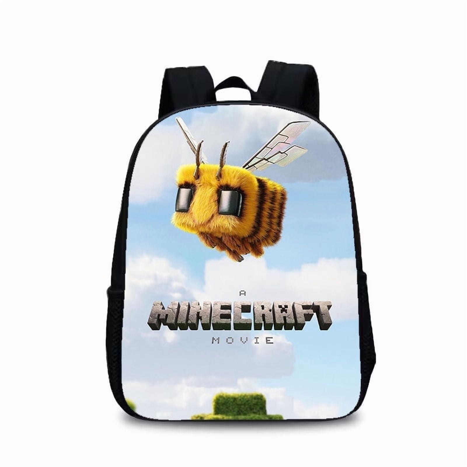 Minecraft Movie Printed Backpack My World Movie 35CM Casual Backpack ...