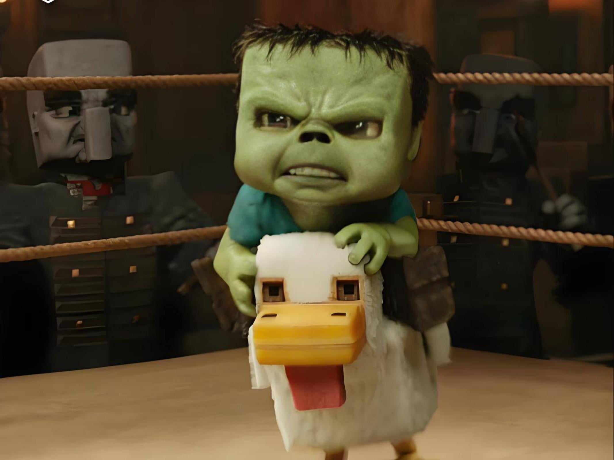 Minecraft Movie Toys, 2025 Cinemark Movie Chicken Jockey Popcorn Bucket ...