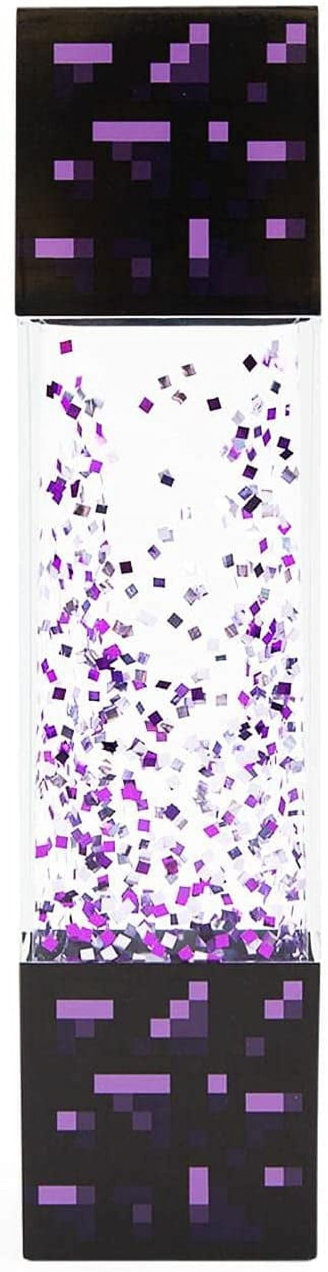 Minecraft Multi-Nether Portal Glitter Motion Lamp | LED Light, Bedside ...