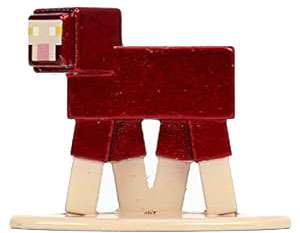 Minecraft Nano Metalfigs Enchanted Sheep Diecast Figure (Red) (No ...
