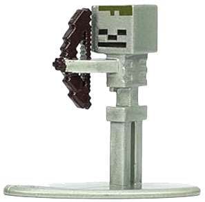 Minecraft Nano Metalfigs Mossy Skeleton Diecast Figure (No Packaging ...