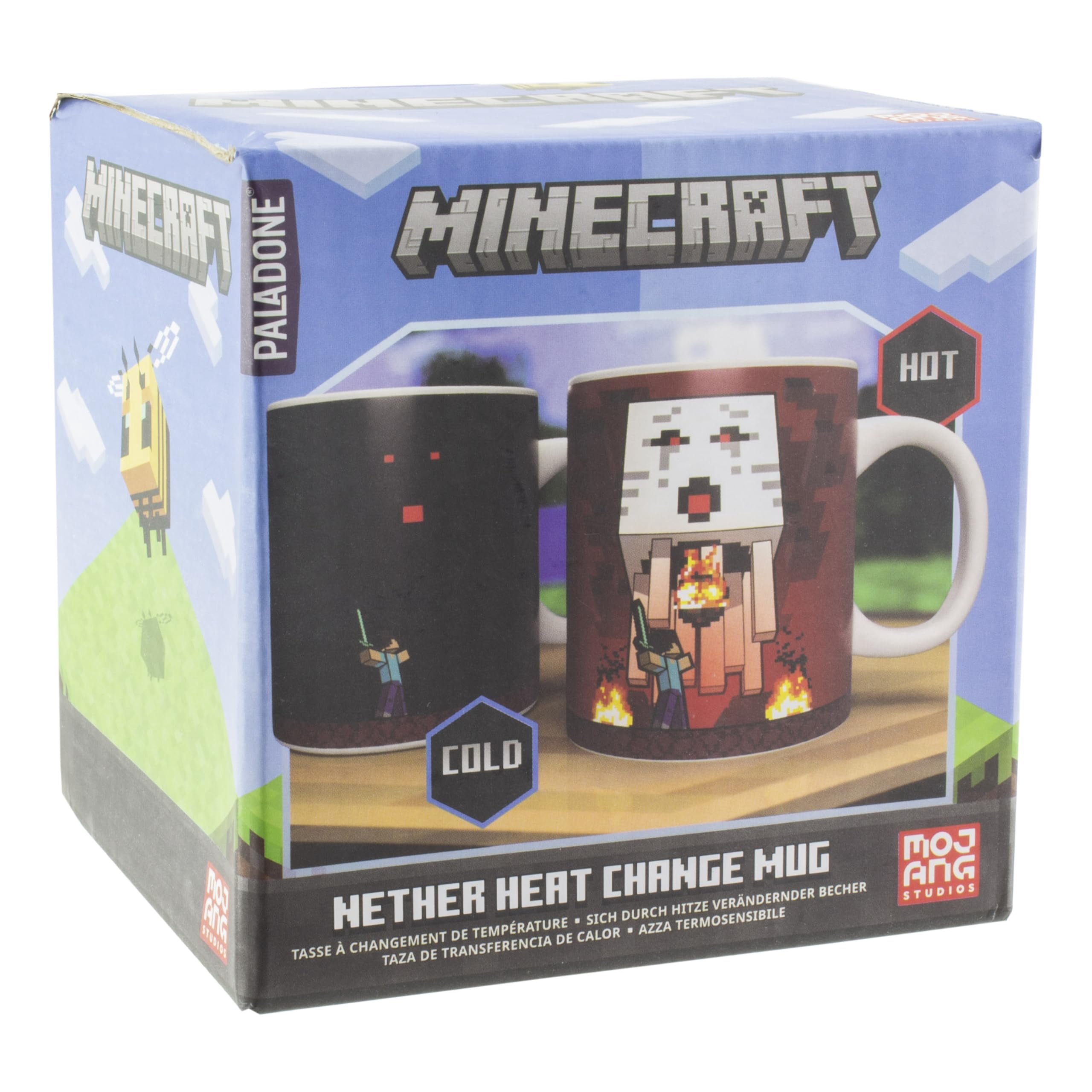 Minecraft Nether and Steve Heat Change Mug – Officially Licensed ...