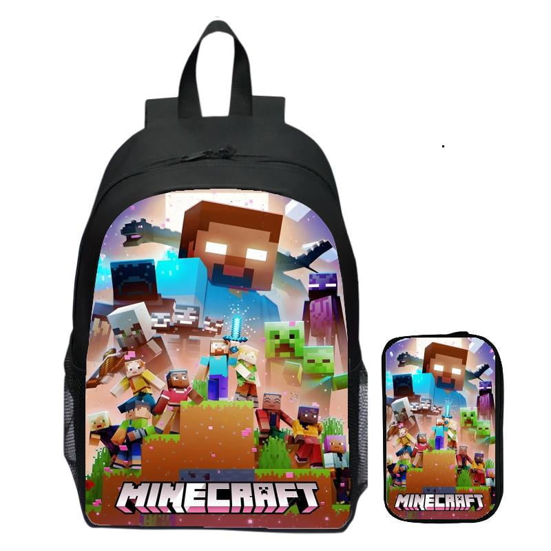 Minecraft New School Bag Minecraft Youth Backpack for Men and Women ...